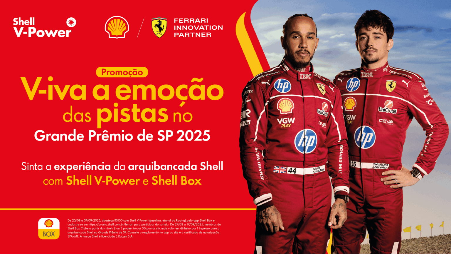 Shell lança promoção com ingressos para o GP do Brasil e prêmios para ...
